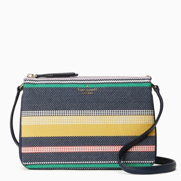 kate spade | Bags | Nwt Kate Spade Jackson Boardwalk Stripe Crossbody ...